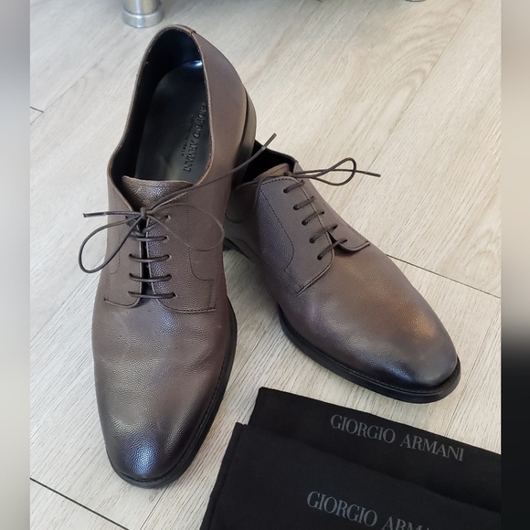 Giorgio Armani | Shoes | Giorgio Armani Mens Leather Shoes | Poshmark